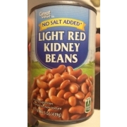 Great Value Red Kidney Beans, Light: Calories, Nutrition Analysis ...