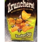 Krunchers! Kosher Dill Kettle Cooked Potato Chips: Calories, Nutrition ...