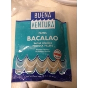 Buena Ventura Bacalao Salted Alaskan Pollock Fillets: Calories ...