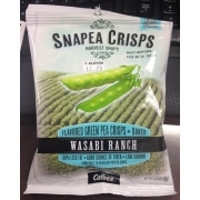 Harvest Snaps Snapea Crisps, Wasabi Ranch Green Pea Crisps: Calories ...