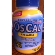 Oscal Calcium Supplement W/Vitamin D, 500mg + 600 IU Vitamin D3 ...