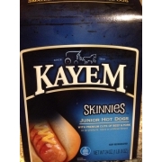 Kayem Skinnies Junior Hot Dogs With Premium Cuts Of Beef & Pork ...