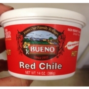 Bueno Red Chile, Hot: Calories, Nutrition Analysis & More | Fooducate