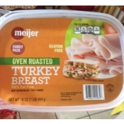 Meijer Oven Roasted Turkey Breast: Calories, Nutrition Analysis & More ...