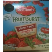 Del Monte Fruit Burst, Strawberry Flavor: Calories, Nutrition Analysis ...