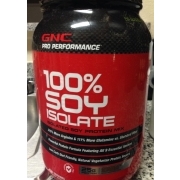 Gnc Pro Performance, 100% Soy Isolate, Protein Mix, Dietary Supplement ...
