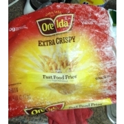 Ore Ida Fast Food Fries: Calories, Nutrition Analysis & More | Fooducate