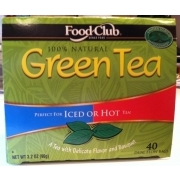 Food Club Green Tea: Calories, Nutrition Analysis & More | Fooducate
