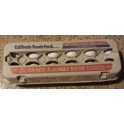 California Ranch Fresh Grade A Jumbo Eggs: Calories, Nutrition Analysis ...