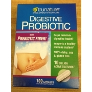 Trunature Digestive Probiotic With Prebiotic Fiber, Dietary Supplement ...
