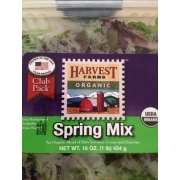 Harvest Farms Organic Spring Mix: Calories, Nutrition Analysis & More ...
