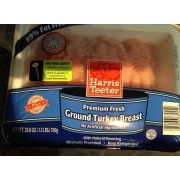 Harris Teeter Premuium Fresh Ground Turkey Breast: Calories, Nutrition ...