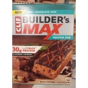 Clif Builder's Protein Bar, Mint Chocolate Chip: Calories, Nutrition ...