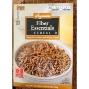 Wegmans Fiber Essentials Cereal , Toasted Corn Bran And Wheat Cereal ...