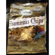 Cofresh Tomato & Basil Flavor Hummus Chips: Calories, Nutrition ...
