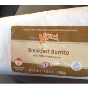 Hotzi Breakfast Burrito: Calories, Nutrition Analysis & More | Fooducate