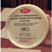 Ron's Wisconsin Cheese Low Fat Spreadable Cream Cheese With Herbs And ...