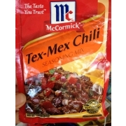 McCormick Chili Seasoning, Tex-Mex: Calories, Nutrition Analysis & More ...