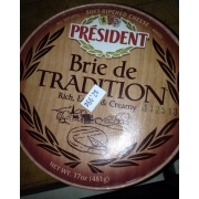 President Soft Ripened Cheese: Calories, Nutrition Analysis & More ...