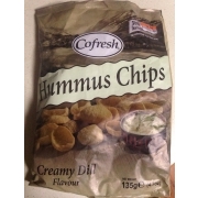 Cofresh Creamy Dill Flavor Hummus Chips: Calories, Nutrition Analysis ...