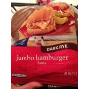 Kroger Dark Rye Jumbo Hamburger Buns: Calories, Nutrition Analysis ...