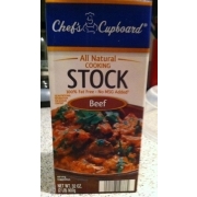 Chef's Cupboard All Natural Cooking Stock, Beef: Calories, Nutrition ...