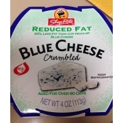 Shop Rite Reduced Fat, Blue Cheese Crumbled: Calories, Nutrition ...