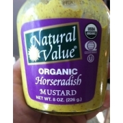 Natural Value Horseradish Mustard: Calories, Nutrition Analysis & More ...