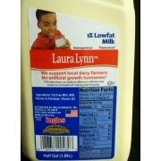 Laura Lynn Milk, 1% Lowfat: Calories, Nutrition Analysis & More | Fooducate