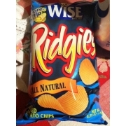 Wise Ridgies Potato Chips: Calories, Nutrition Analysis & More | Fooducate