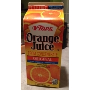 Tops Orange Juice, Original: Calories, Nutrition Analysis & More ...