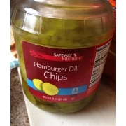 Safeway Kitchens Hamburger Dill Chips: Calories, Nutrition Analysis ...