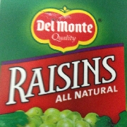 User added: Del Monte Raisins All Natural: Calories, Nutrition Analysis ...