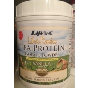 LifeTime Vanilla Flavor Pea Protein Isolate Powder: Calories, Nutrition ...