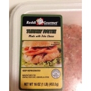 Reddi Gourmet Turkey Pattie Made With Feta Cheese: Calories, Nutrition ...