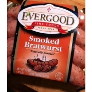Evergood Fine Foods Smoked Bratwurst, Naturally Smoked, Sausage ...
