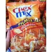 Chex Mix Family Size, Cheddar Flavor Snack Mix: Calories, Nutrition ...