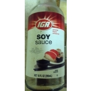 IGA Soy Sauce: Calories, Nutrition Analysis & More | Fooducate