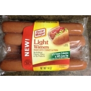 Oscar Mayer Light Wieners Made With Turkey & Pork: Calories, Nutrition ...