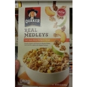 Quaker Real Medleys Peach Apple Walnut Multigrain Cereal: Calories ...
