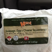 User added: QT hotzi, Sausage, egg & cheese squarewrap: Calories ...