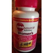 One Source Women's, Multivitamin, Support Energy Metabolism, Heart ...