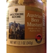 Deutsche Kuche Austrian Beer Mustard: Calories, Nutrition Analysis ...