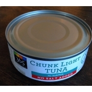 365 Everyday Value Chunk Light Tuna In Water, No Salt Added: Calories ...