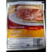 Lunch Mate Honey Ham With Natural Juices: Calories, Nutrition Analysis ...