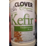 Clover Organic Farms Organic Kefir Traditional Plain, 1% Low Fat ...