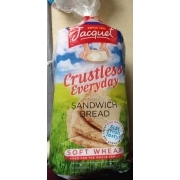 Jacquet Crustless Everyday Sandwich Bread, Soft Wheat: Calories ...