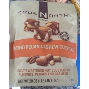 True North Almond Pecan Cashew Clusters: Calories, Nutrition Analysis ...
