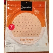 Essential Everyday Thin Wheat Pizza Crust: Calories, Nutrition Analysis ...