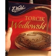 E.Wedel Torcik Wedlowski Hand Decorated Praline Wafer In Dark Chocolate ...